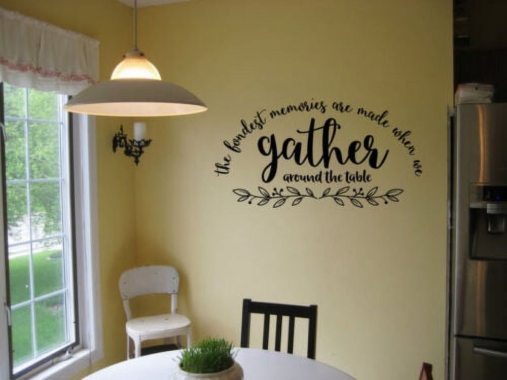 The Fondest Memories Kitchen Dining Room Sticker Vinyl Wall Art Decal ...