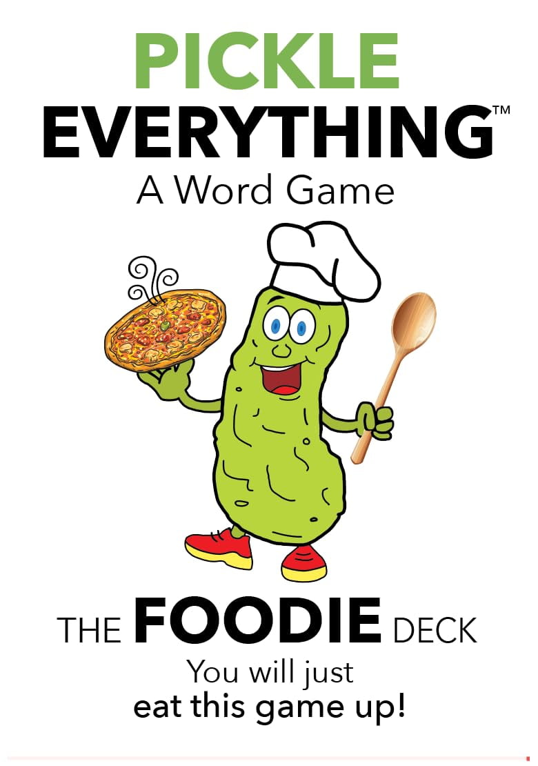 The Foodie Deck, Word Game with Food Themes, Clues Answered with 'P ...