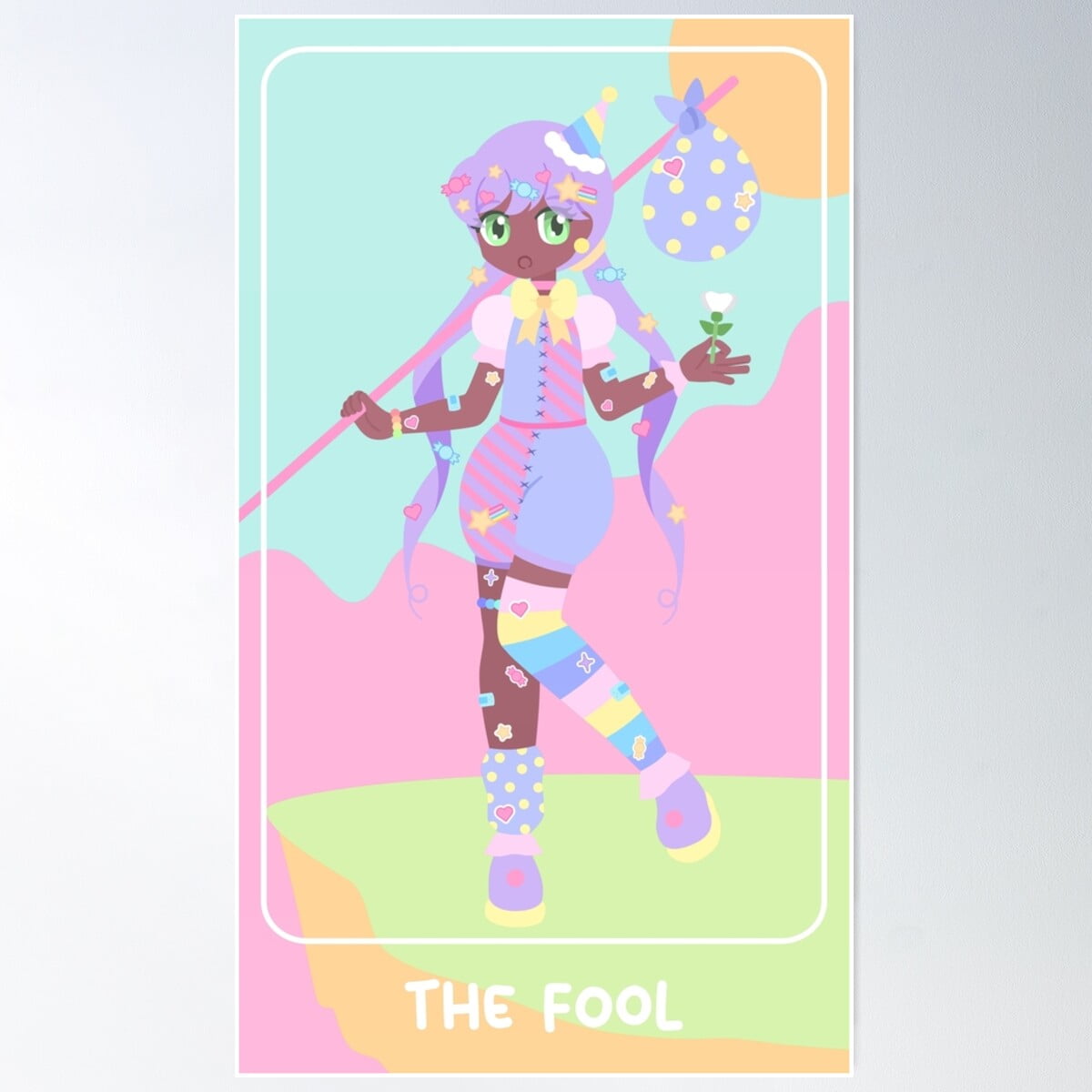 The Fool Poster Wall Art, Modern Wall Decor For Living Room Bedroom ...