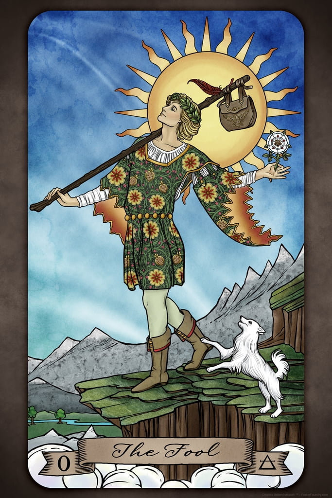 The Fool Tarot Card by Brigid Ashwood Luminous Tarot Deck Major Arcana ...