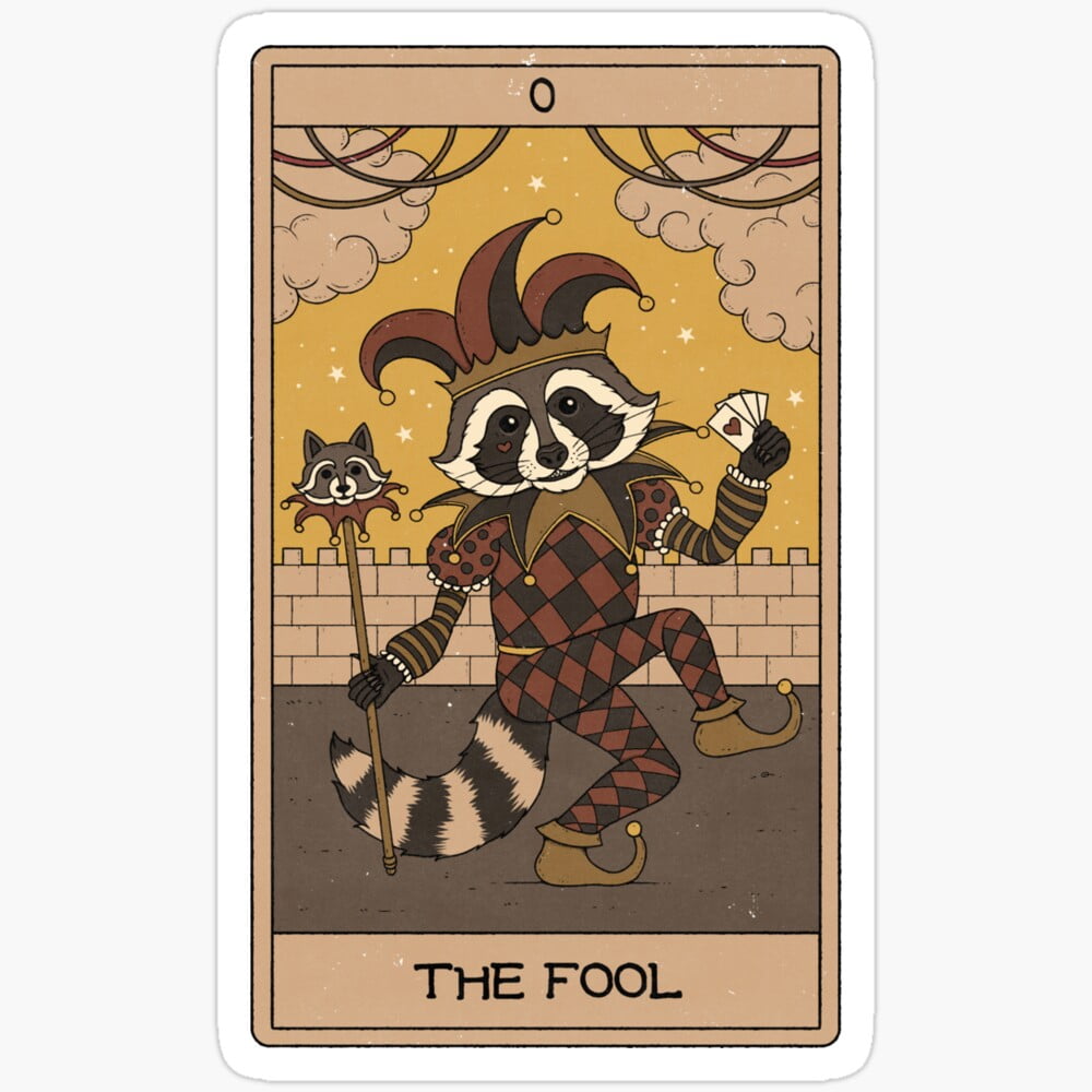 The Fool - Tarot Sticker Phone Decal Water Bottle Stickers Car Decals ...