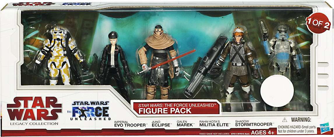 The Force Unleashed Figure Pack Action Figure 1 of 2 Star Wars ...