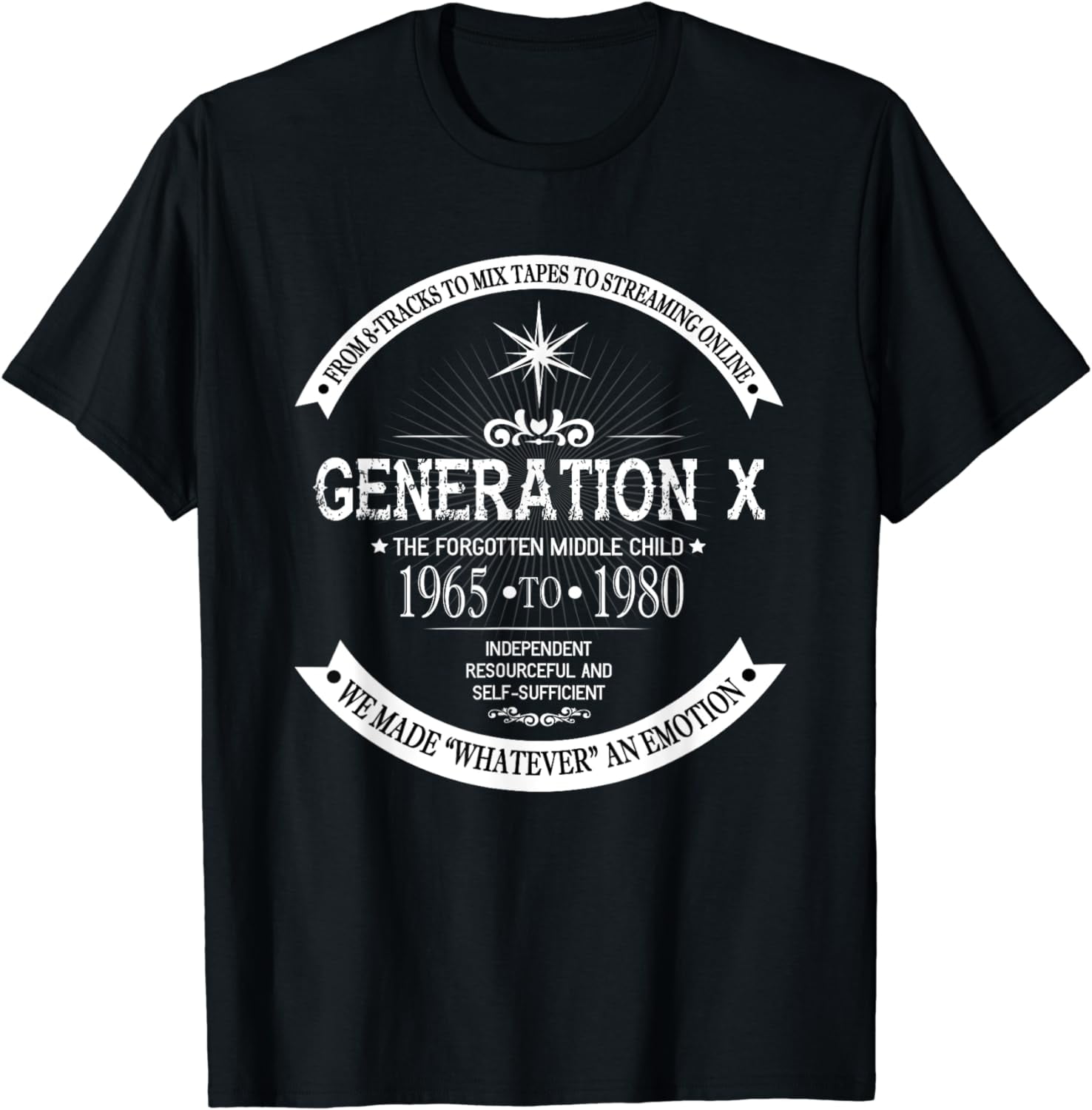 The Forgotten Middle Child | Gen X Generation X 60s 70s 80s T-Shirt ...
