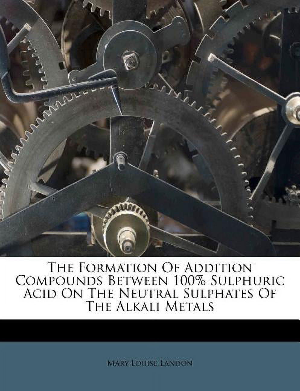 The Formation of Addition Compounds Between 100% Sulphuric Acid on the ...