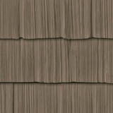 The Foundry 10"W x 62 1/2"L Exposure, Vinyl Staggered Shakes (23 Panels ...