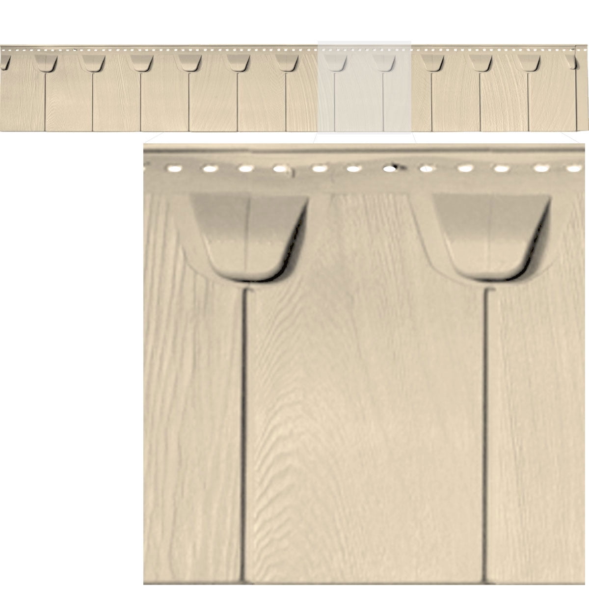The Foundry 6"W x 60"L Transition Starter for Shapes to transition from ...