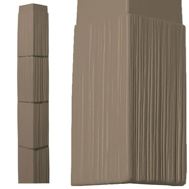 The Foundry 7"W x 60 3/4"L Exposure, Vinyl Split Shakes (34 Panels/Ctn ...