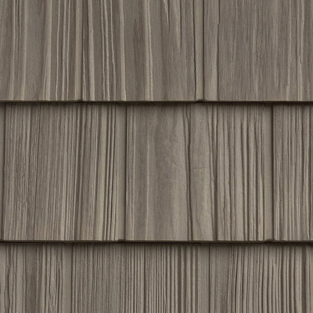 The Foundry 7"W x 60 3/4"L Exposure, Vinyl Split Shakes (34 Panels/Ctn ...