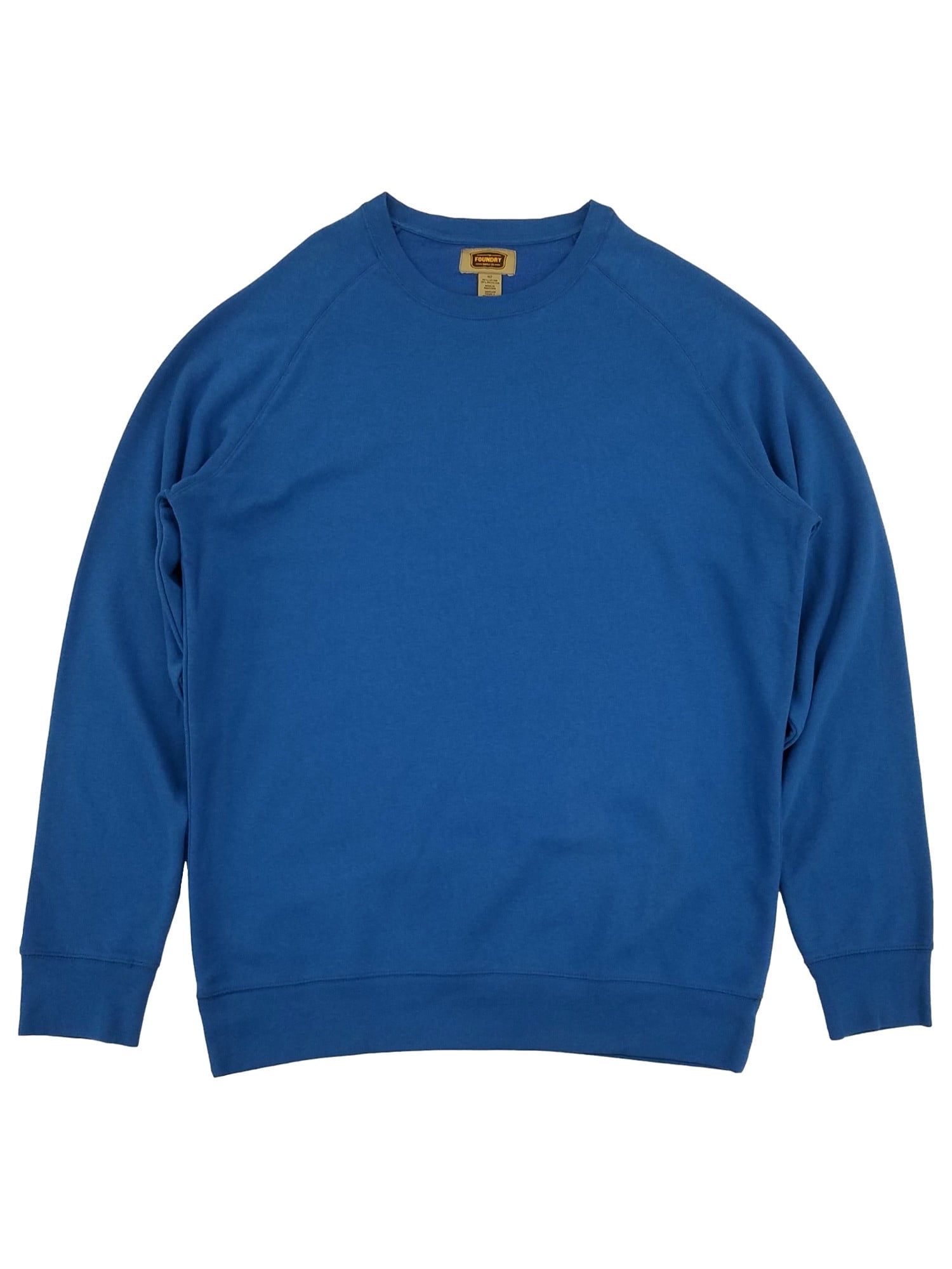 The Foundry Mens Big & Tall Dark Blue Fleece Pullover Sweatshirt 3XL ...