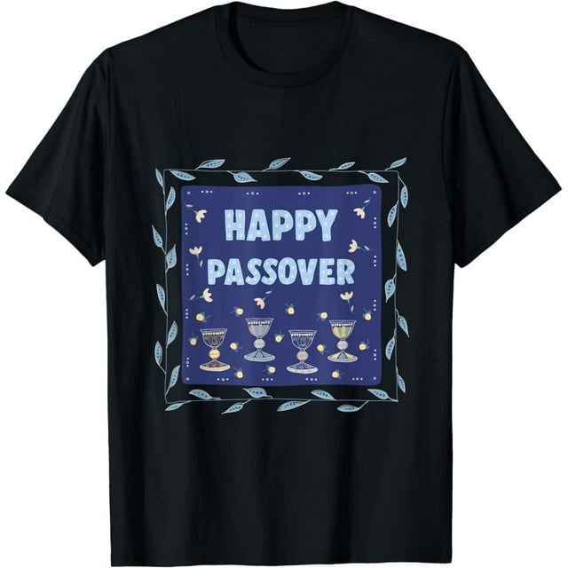 The Four Cups Of Passover Jewish Passover Feast T-Shirt - Walmart.com