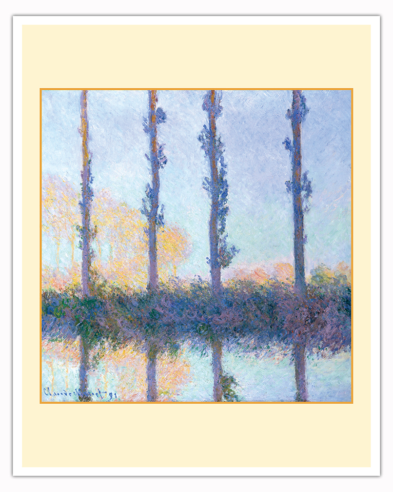 The Four Trees - Epte River near Giverny France - From an Original ...