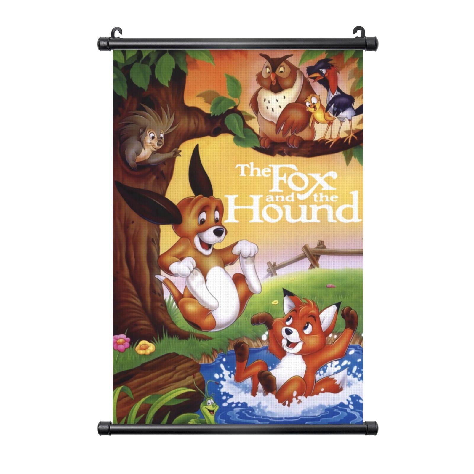 The Fox And The Hound Hanging Poster Prints Canvas PVC Scroll Shaft ...