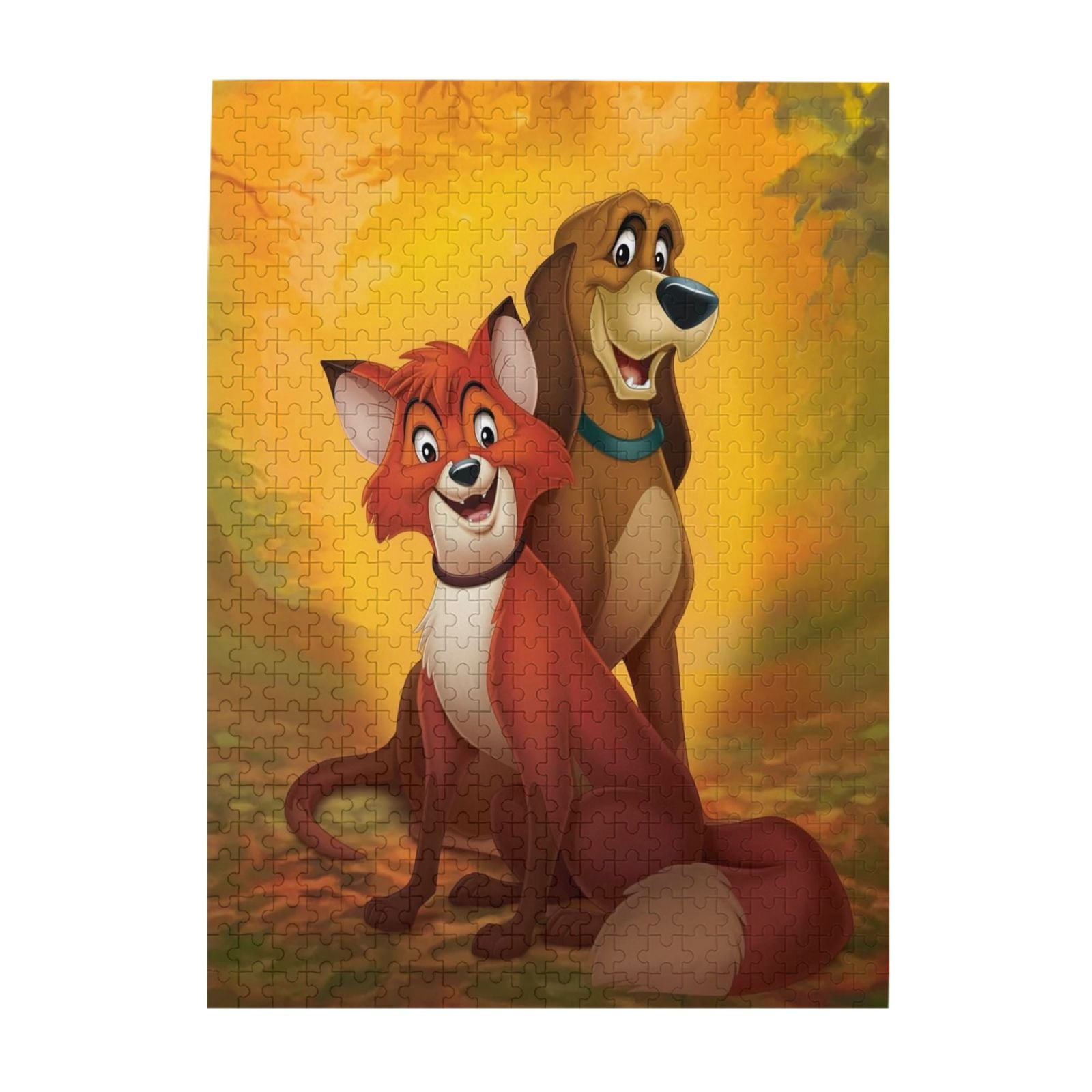 The Fox And The Hound Jigsaw Puzzle 1000 Piece Colorful Puzzle Toy Home ...