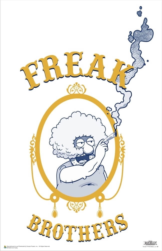 The Freak Brothers - Fat Freddy Poster 11" x 17" - Walmart.com