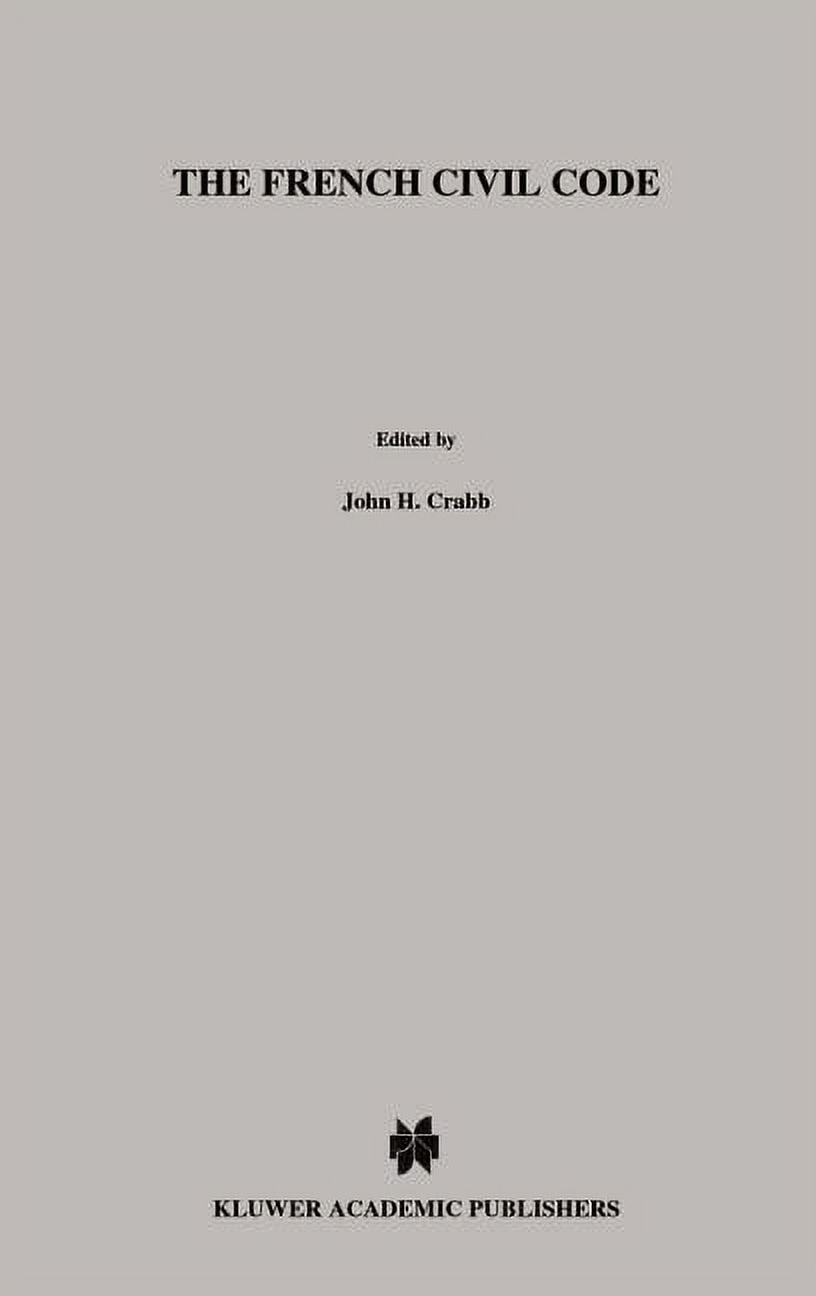 The French Civil Code (Hardcover) - Walmart.com