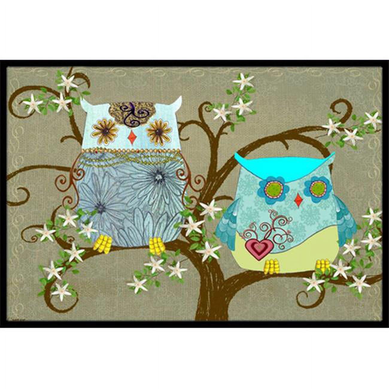 The Friendly Ladies Owl Indoor & Outdoor Mat, 24 x 36 in. - Walmart.com