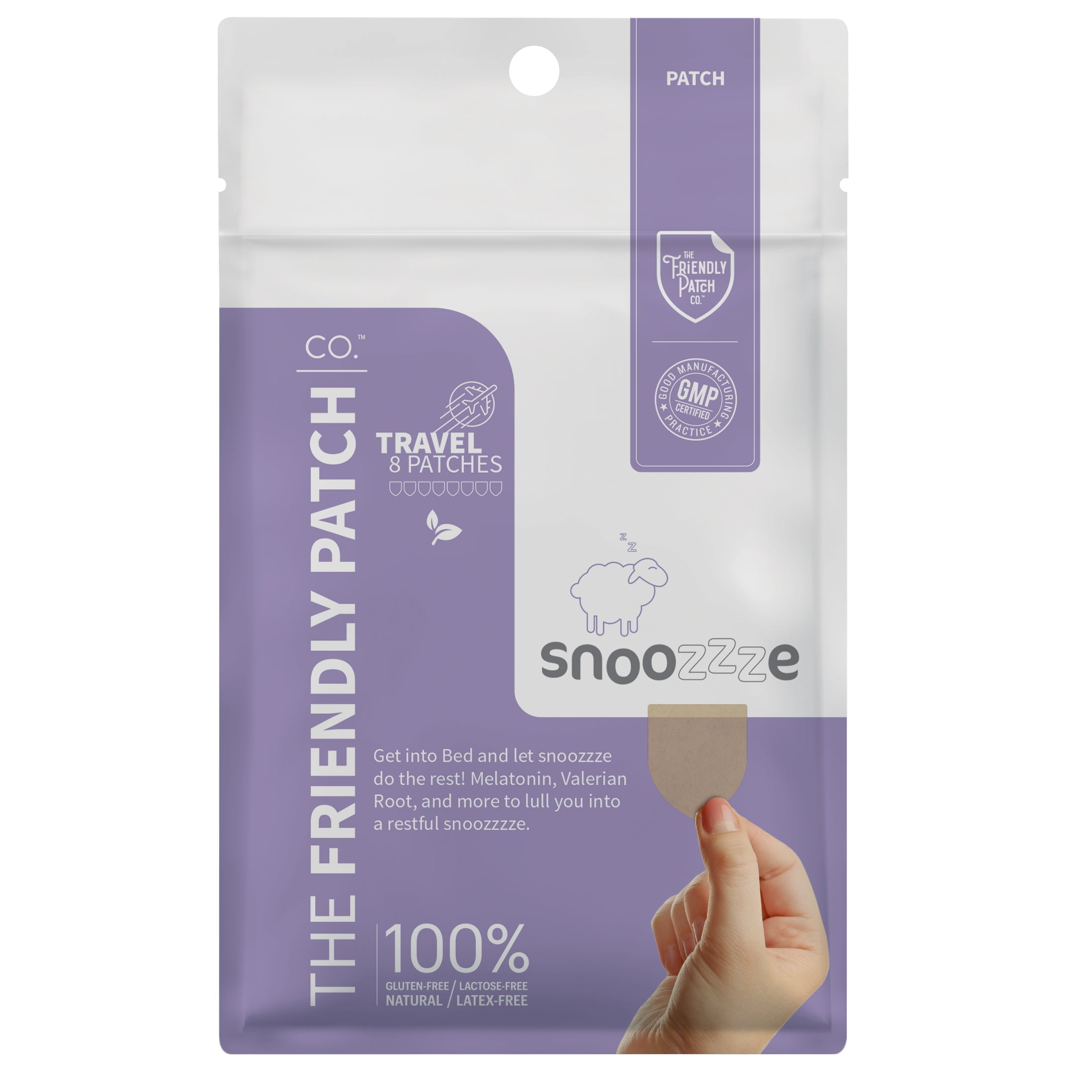 The Friendly Patch Snoozzze, Melatonin Sleep Patch, 8 Patches - Walmart.com
