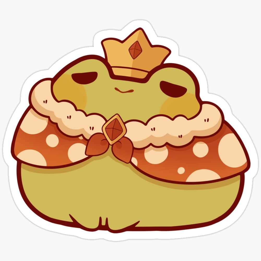 The Frog Prince Sticker Phone Decal Water Bottle Stickers Car Decals ...