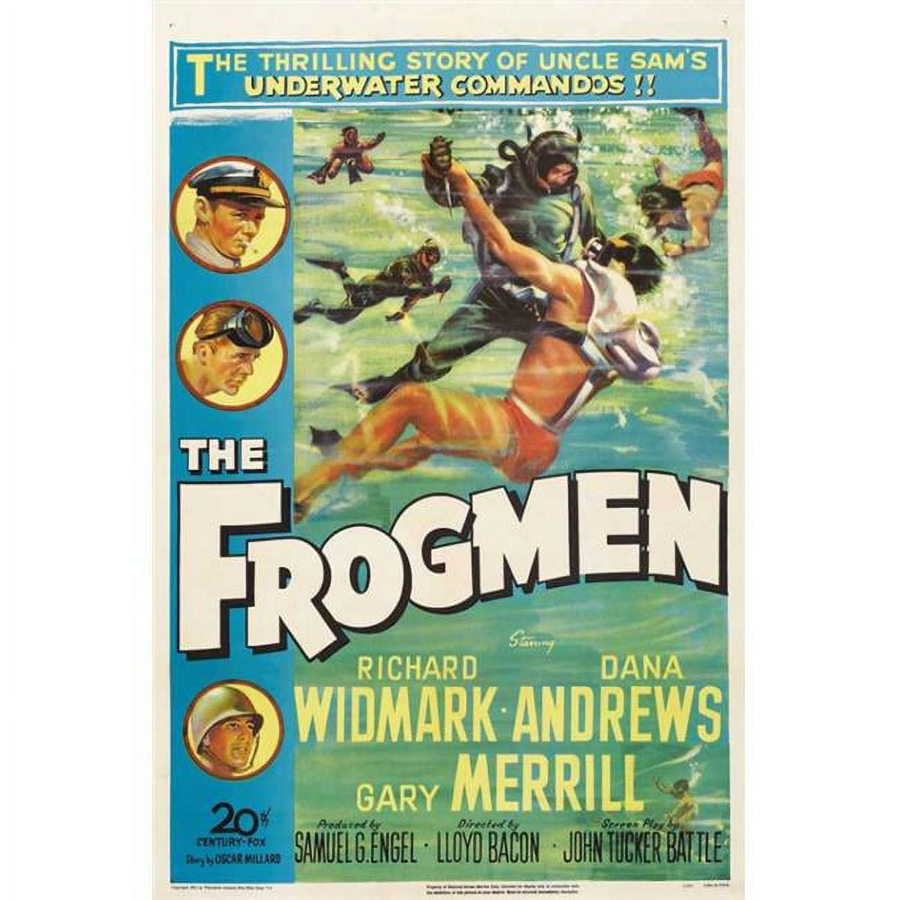 The Frogmen Movie Poster Print (27 x 40) - Walmart.com
