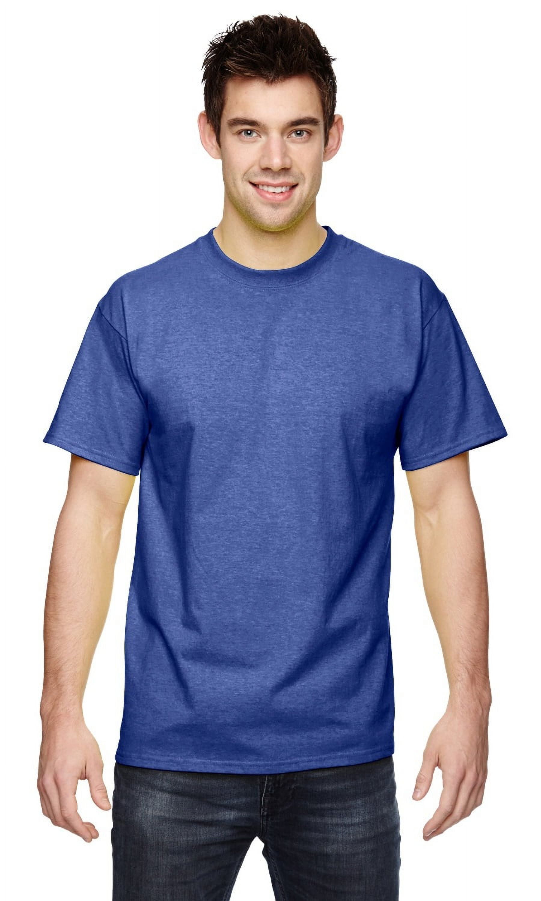 The Fruit of the Loom Adult 5 oz HD Cotton T-Shirt - ADMIRAL BLUE - 3XL - Walmart.com