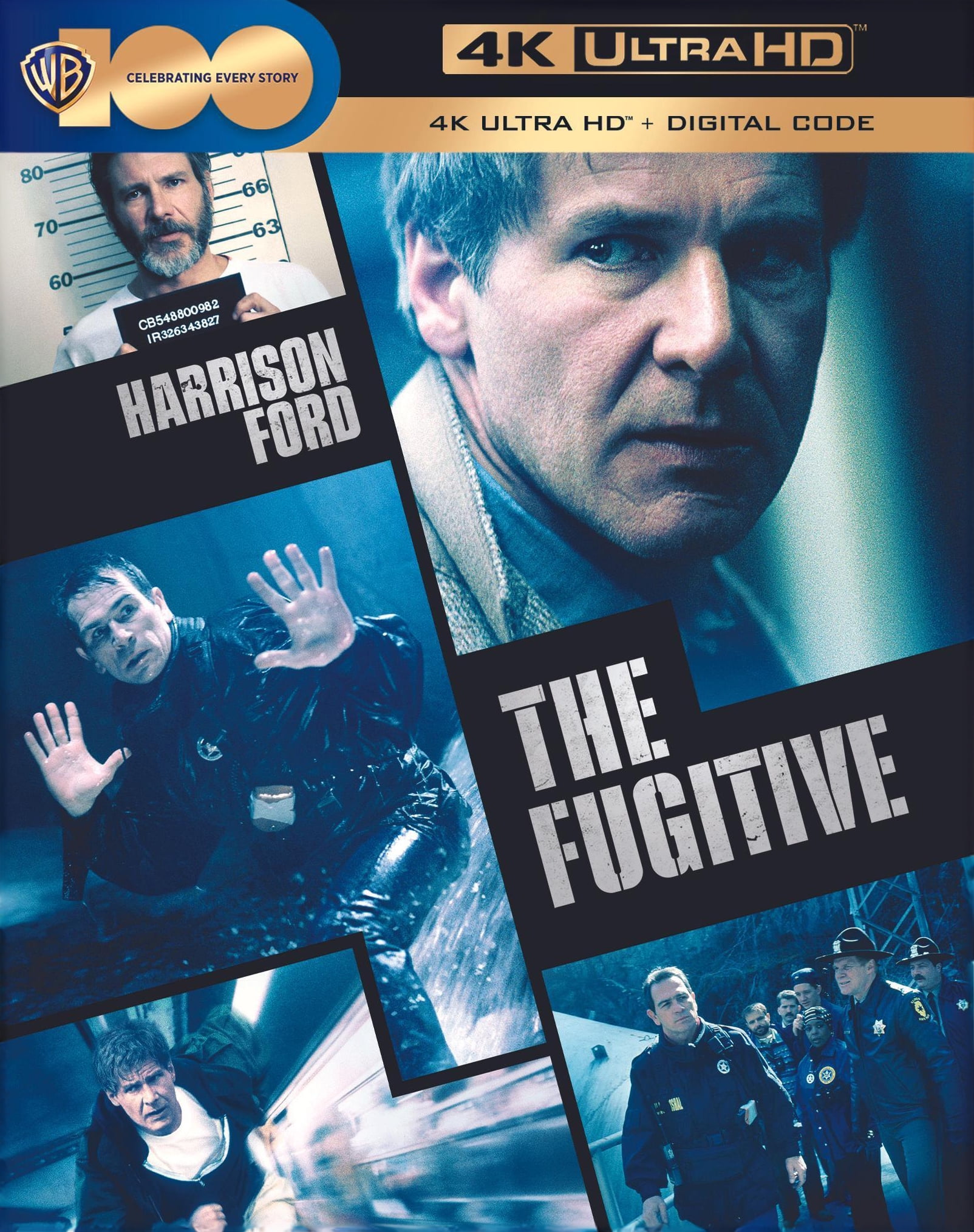 Warner Bros. The Fugitive 4K Ultra HD + Limited Time Digital Copy - Action, Crime, Drama Rated ...