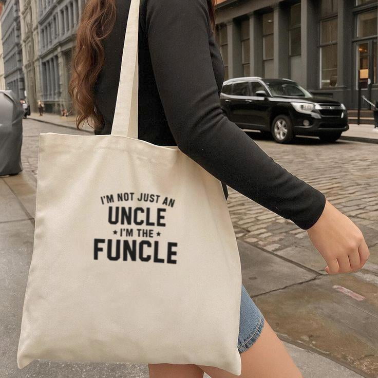 The Funcle Funny Uncle Quote Graphic Family Legend Tote Bags - Walmart.com