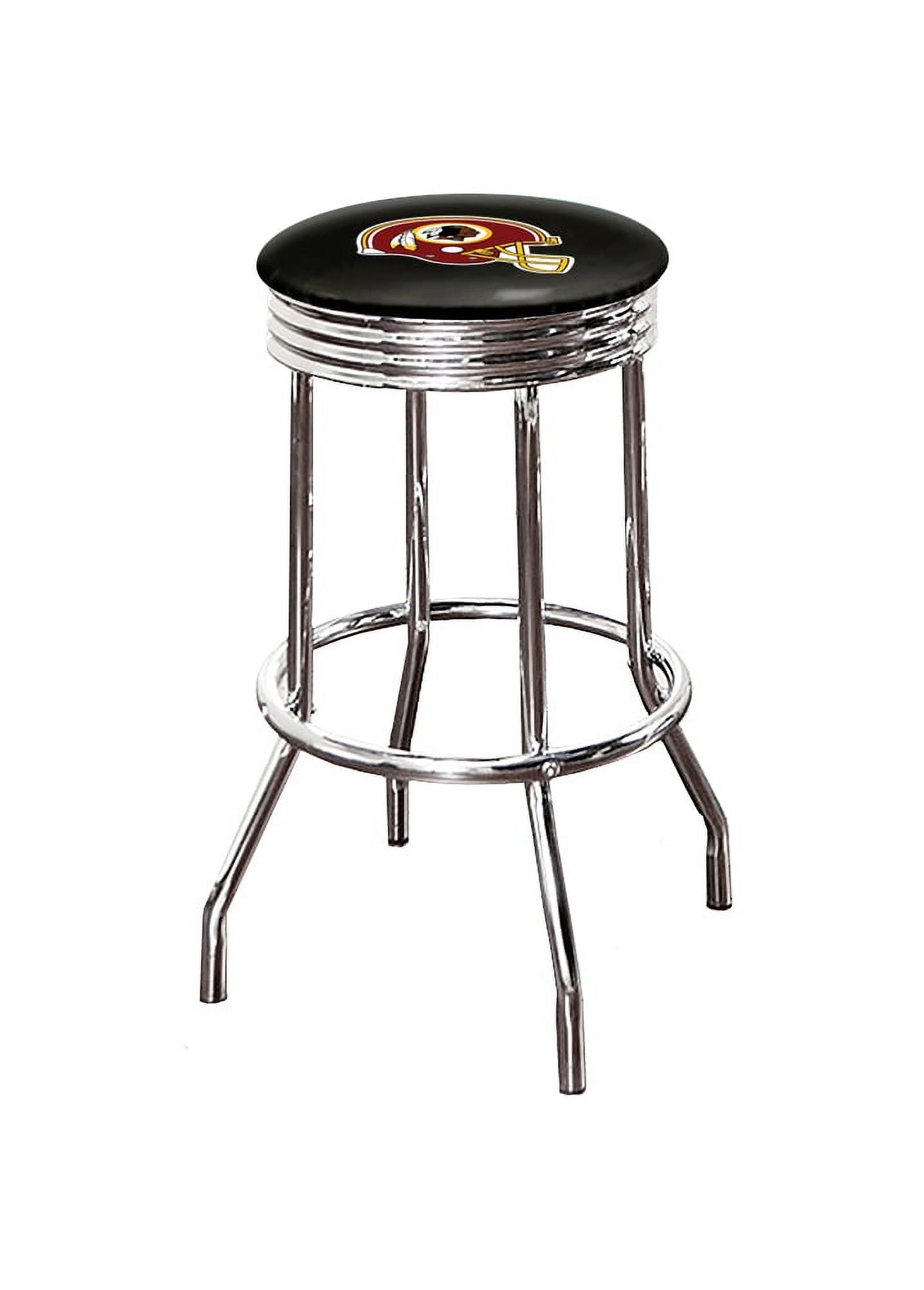 The Furniture King Bar Stool 29" Tall Backless Chrome Metal Stool ...