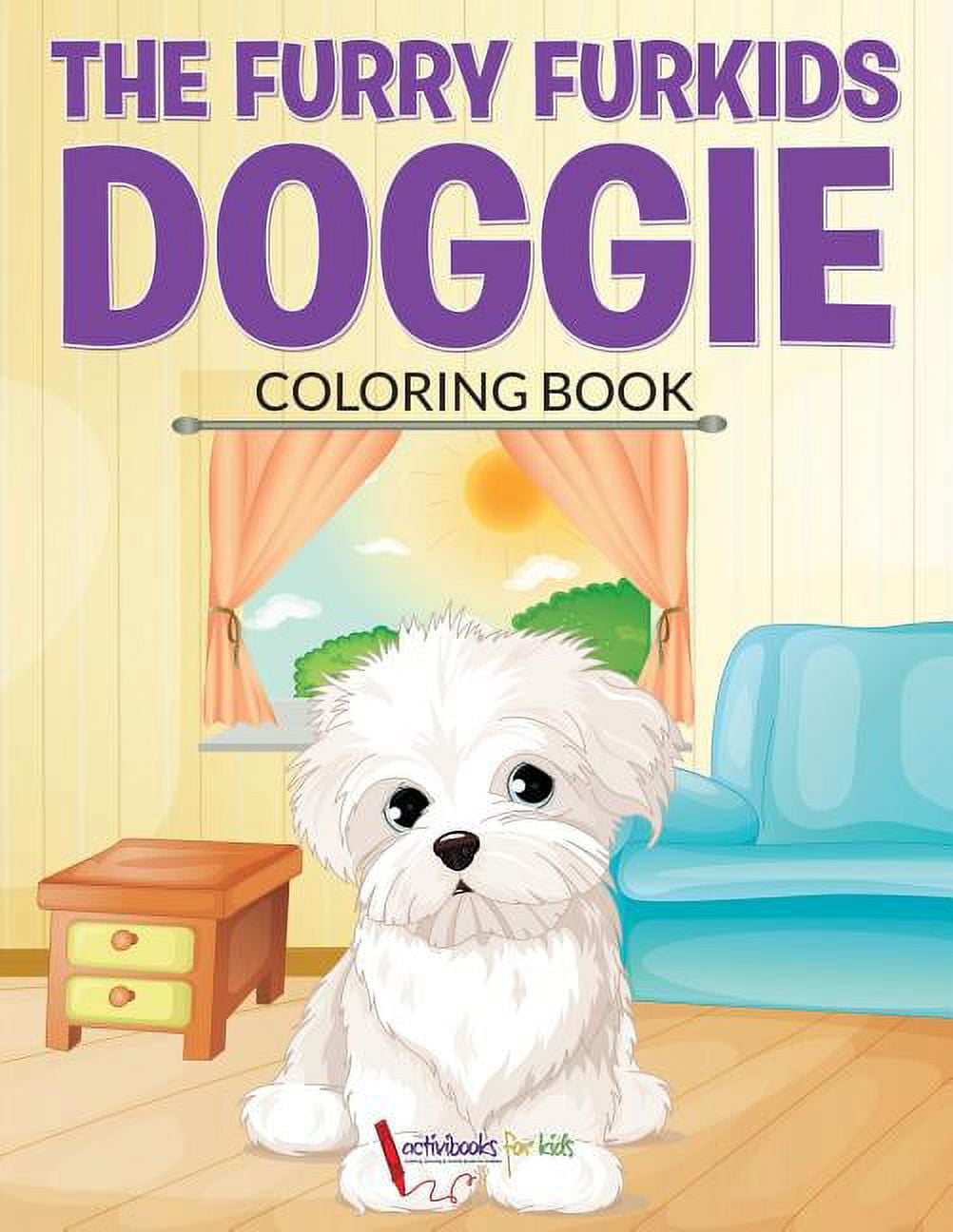 The Furry Furkids Doggie Coloring Book (Paperback) - Walmart.com