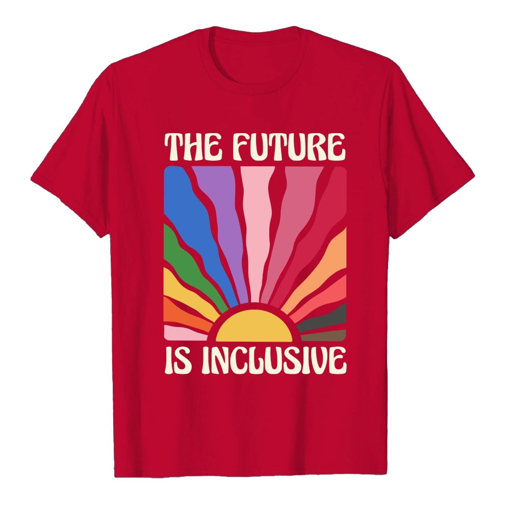 The Future Is Inclusive Rainbow Pride LGBTQ Social Justice - Walmart.com