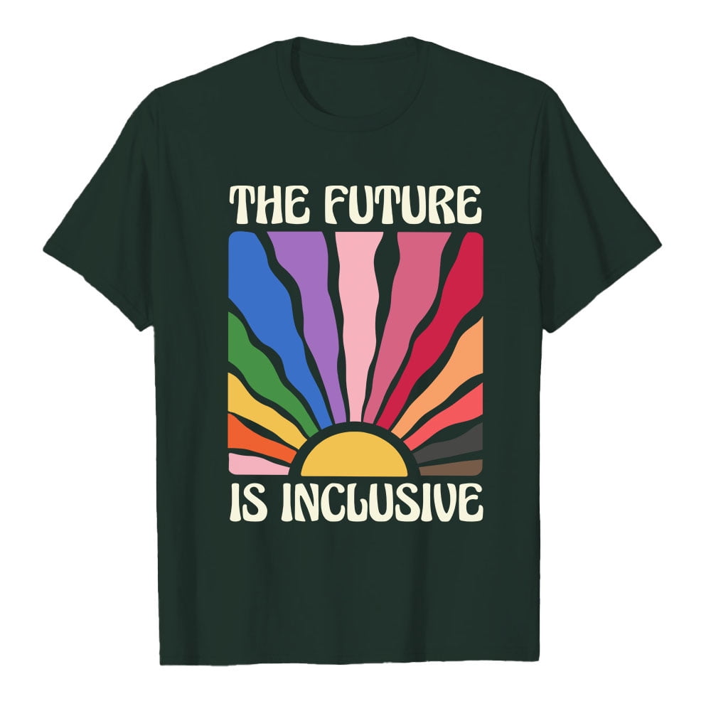 The Future Is Inclusive Rainbow Pride LGBTQ Social Justice - Walmart.com