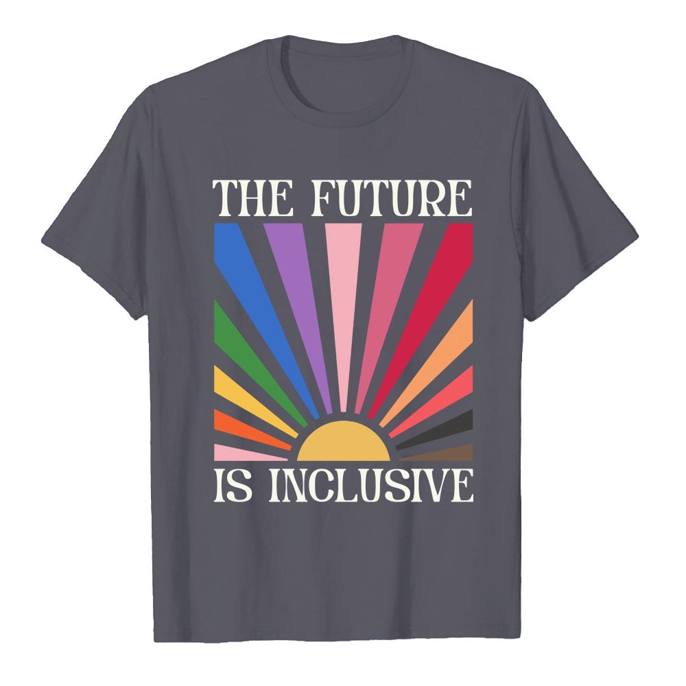 The Future Is Inclusive Rainbow Pride LGBTQ Social Justice - Walmart.com