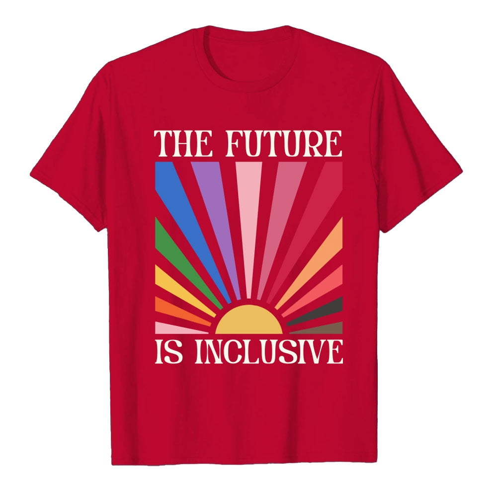 The Future Is Inclusive Rainbow Pride LGBTQ Social Justice - Walmart.com