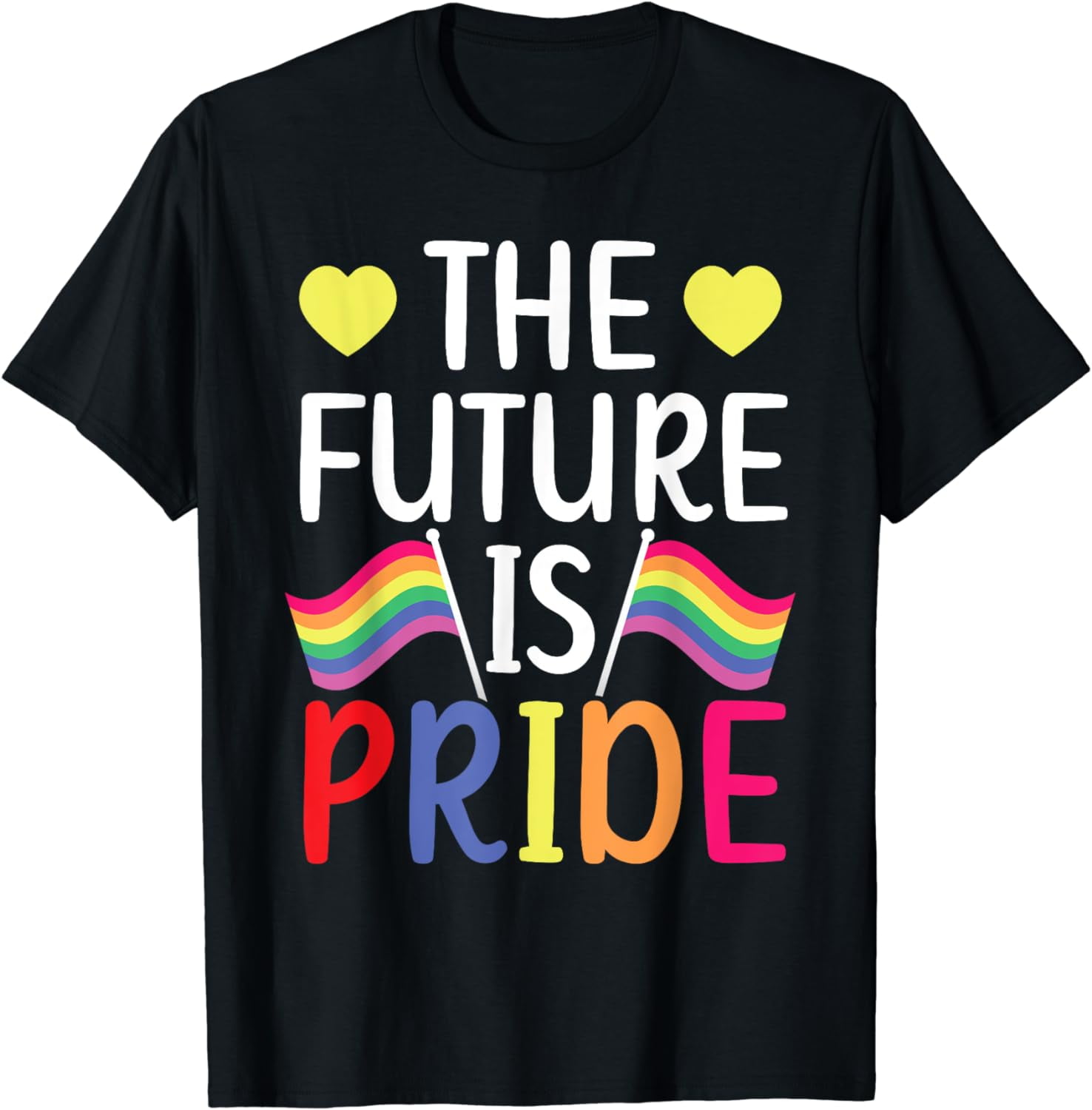 The Future Is Pride LGBTQ Supporter Gender Equality LGBTQ T-Shirt ...
