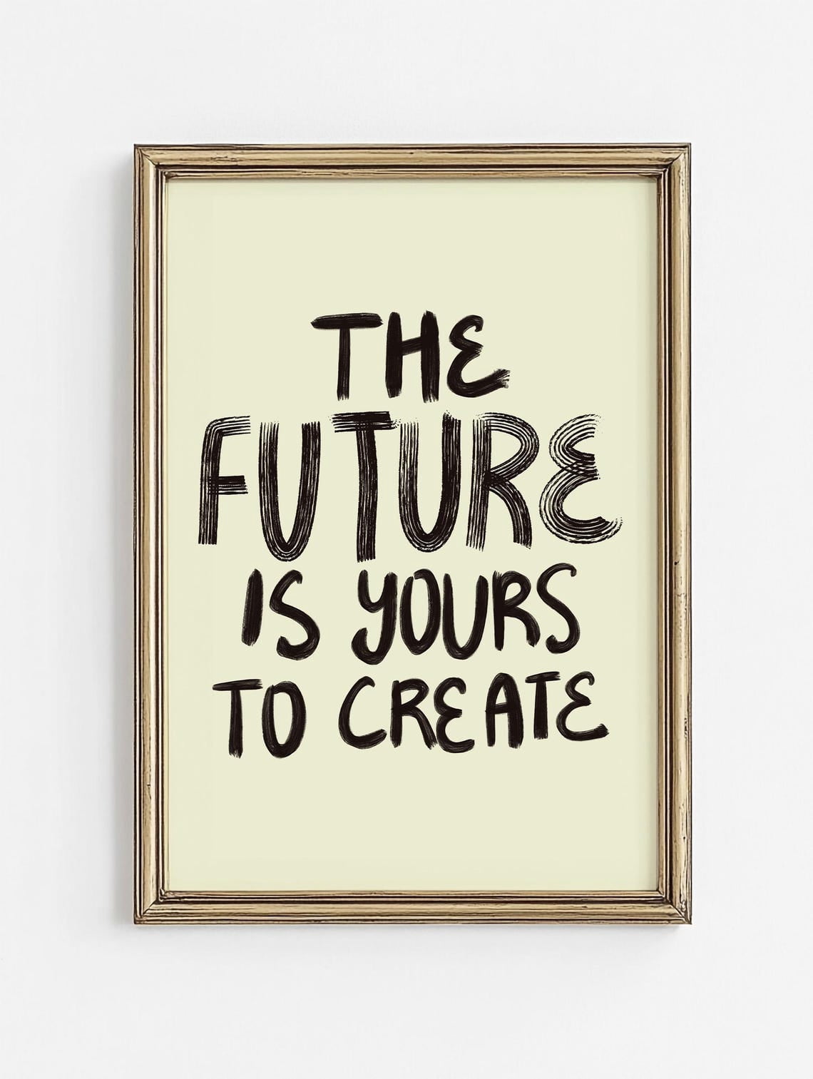 The Future Is Yours Poster Modern Office Motivational Art, Stretched ...