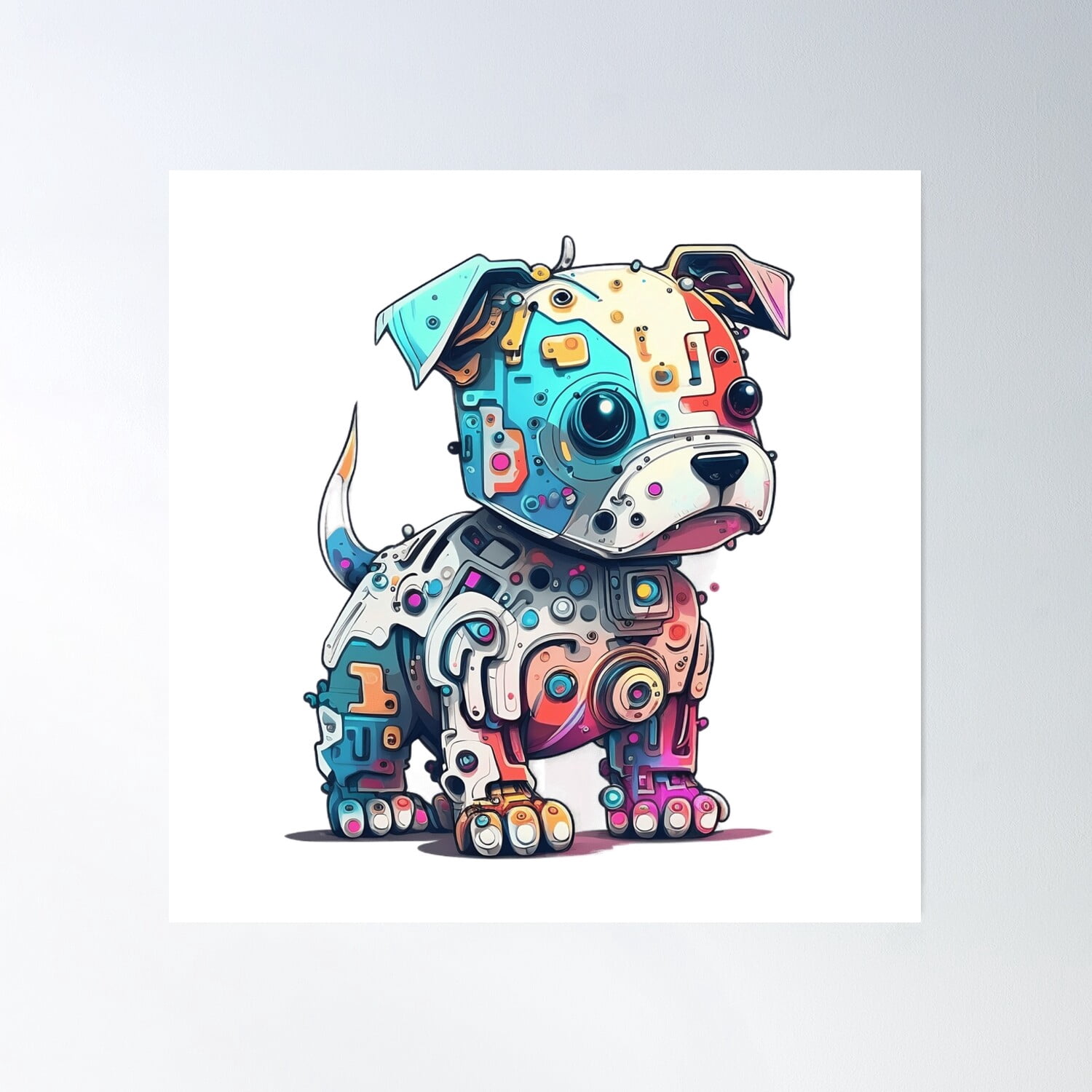 The Future Of Pet Ownership: Introducing The Robotic Cute Dog Poster ...