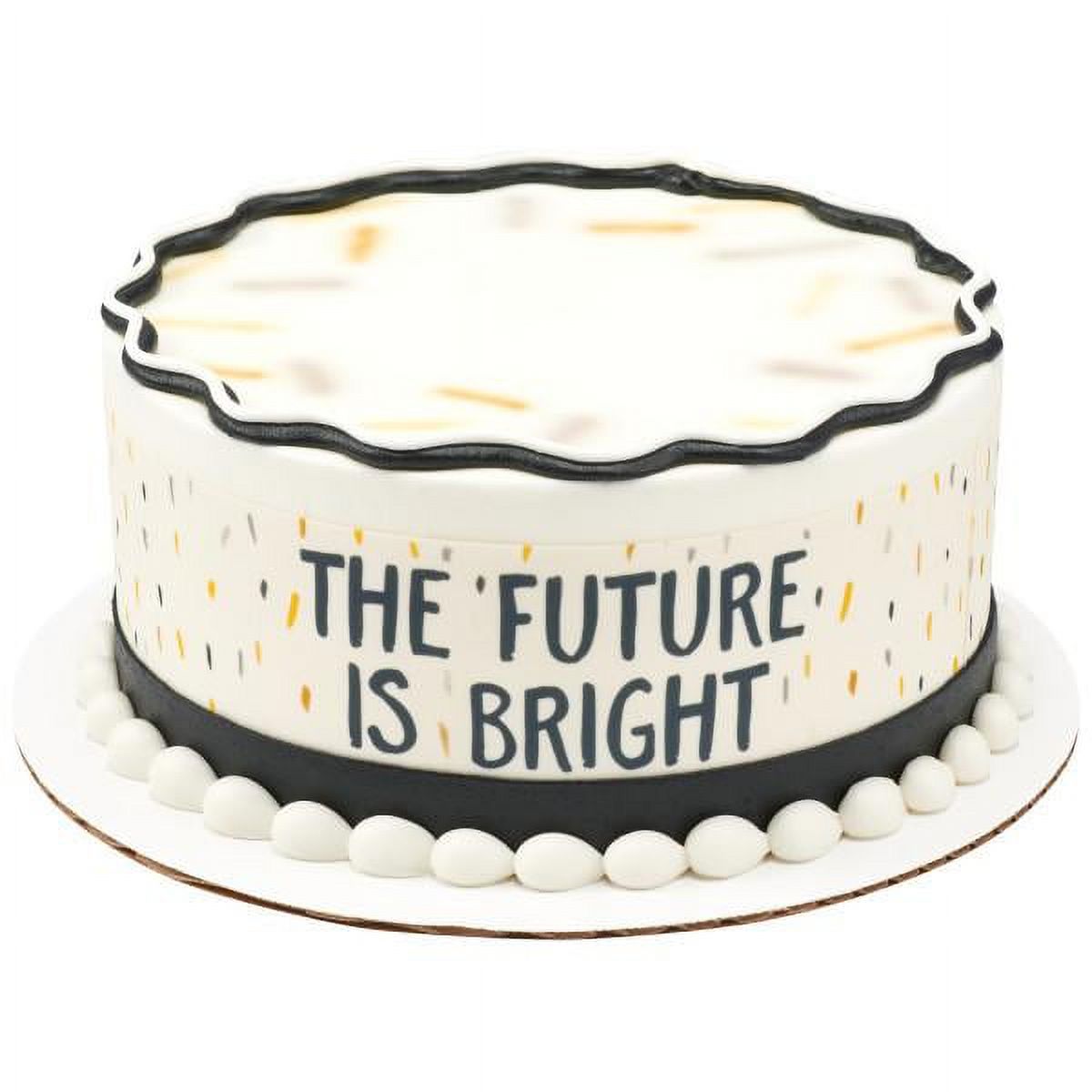 The Future is Bright Edible Cake Topper Image Strips - Walmart.com