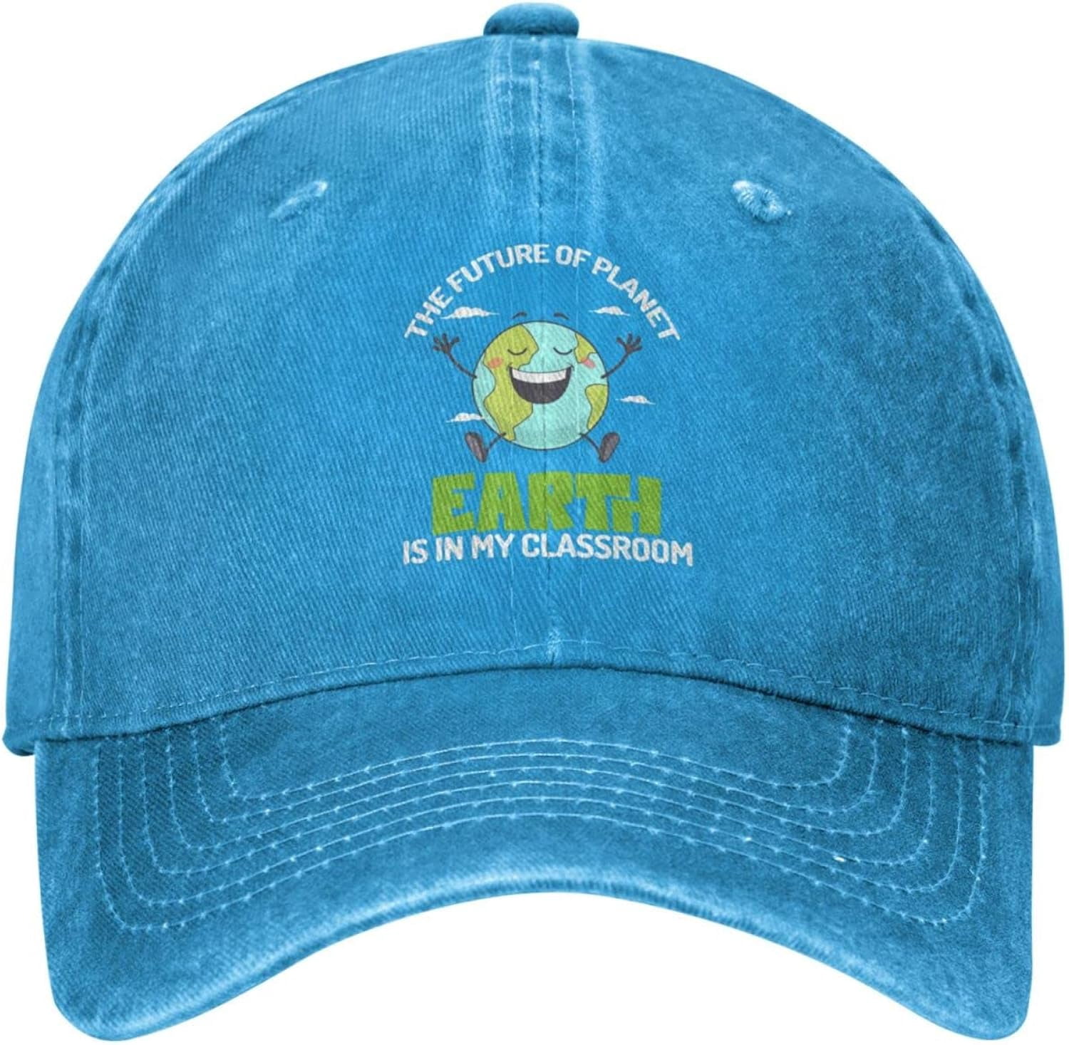 The Future of Planet Earth is in My Classroom Hat Men Dad Hat with ...