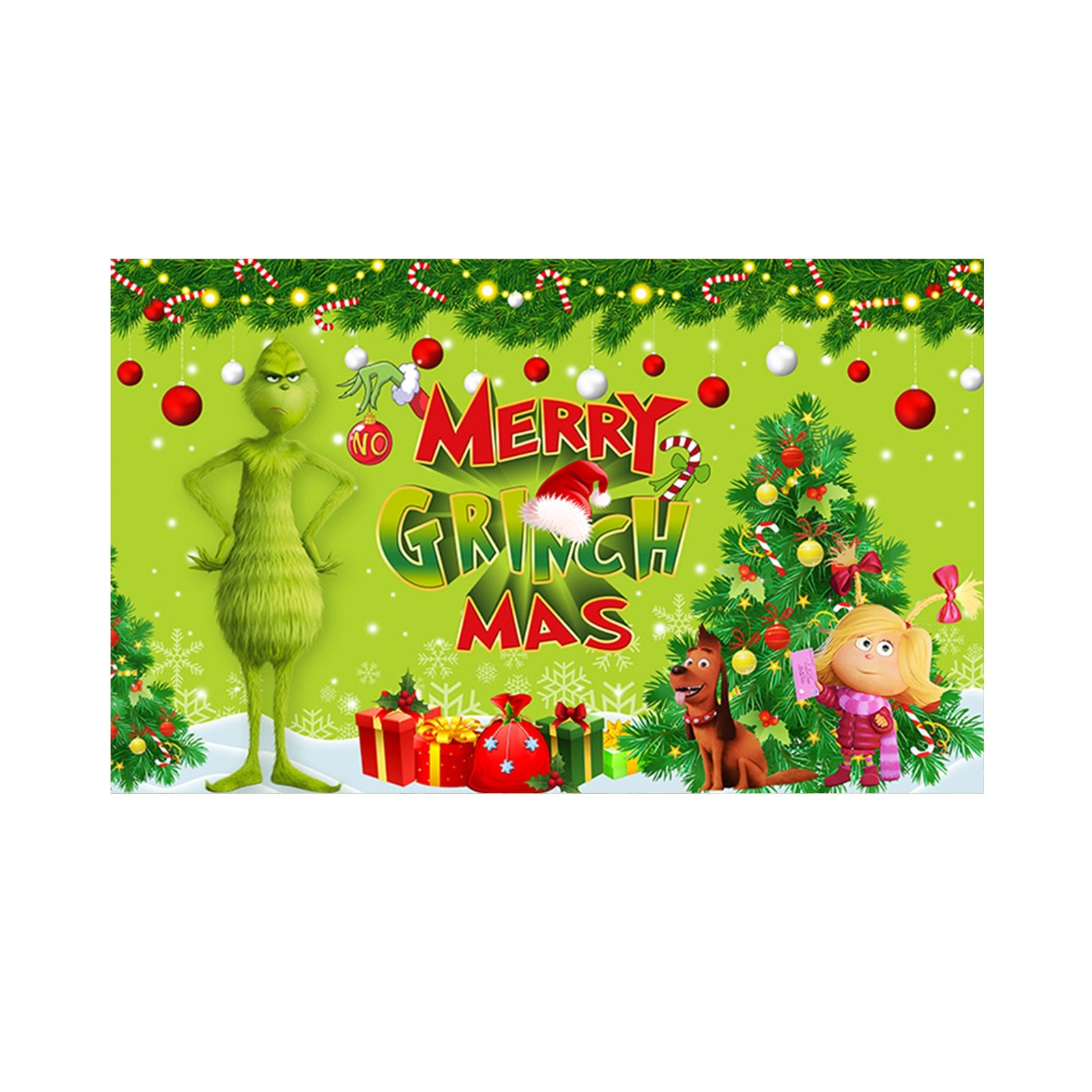 The G_rinch mas,Gr1nch Christmas Decoration Christmas Banners,Photos ...