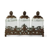 The GG Collection Acanthus 3 Piece Kitchen Canister Set - Walmart.com