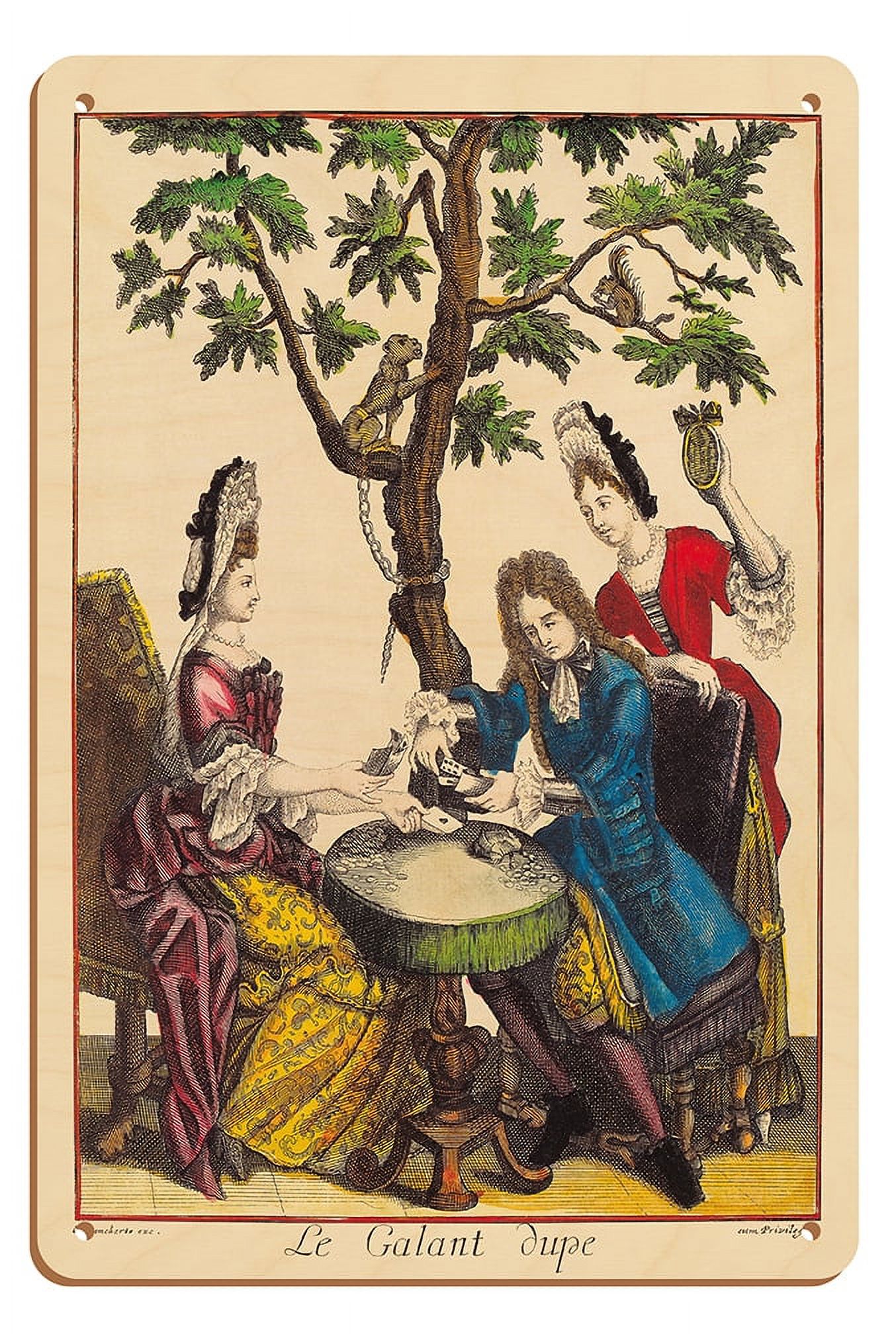 The Gallent Dupe (Le Galant Dupe) - Vintage Magic Poster c.1715 - 8 x ...