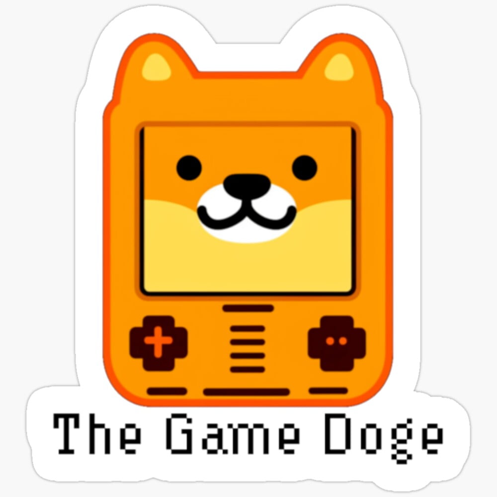 The Game Doge Titled Sticker Phone Decal Water Bottle Stickers Car ...