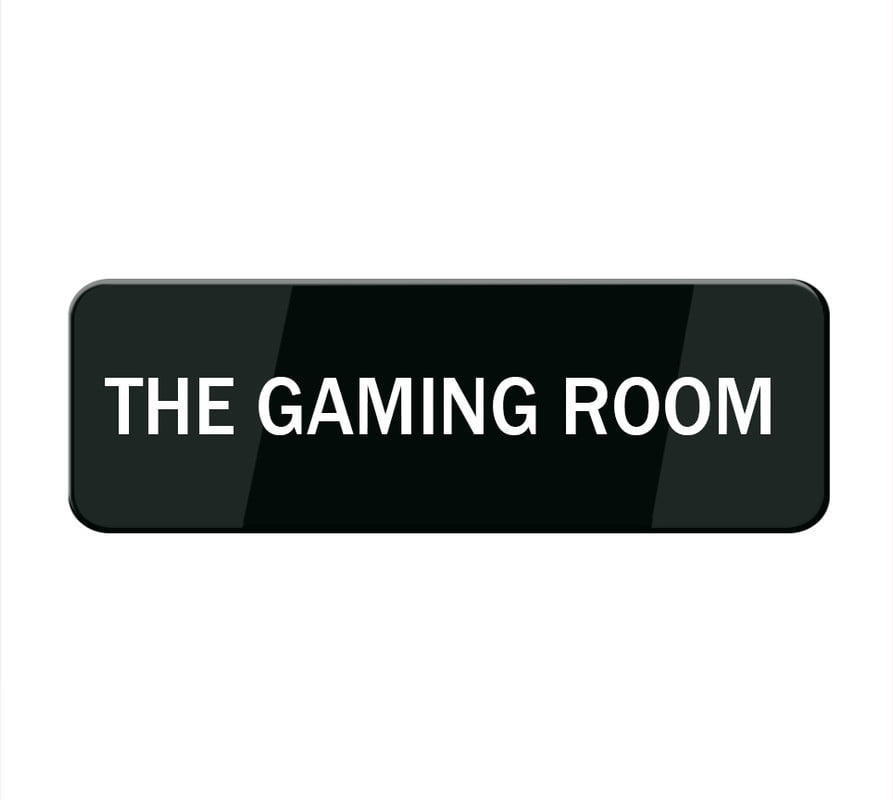 The Gaming Room Sign For House, Strong Self-Adhesive Signs For Home, 10 ...