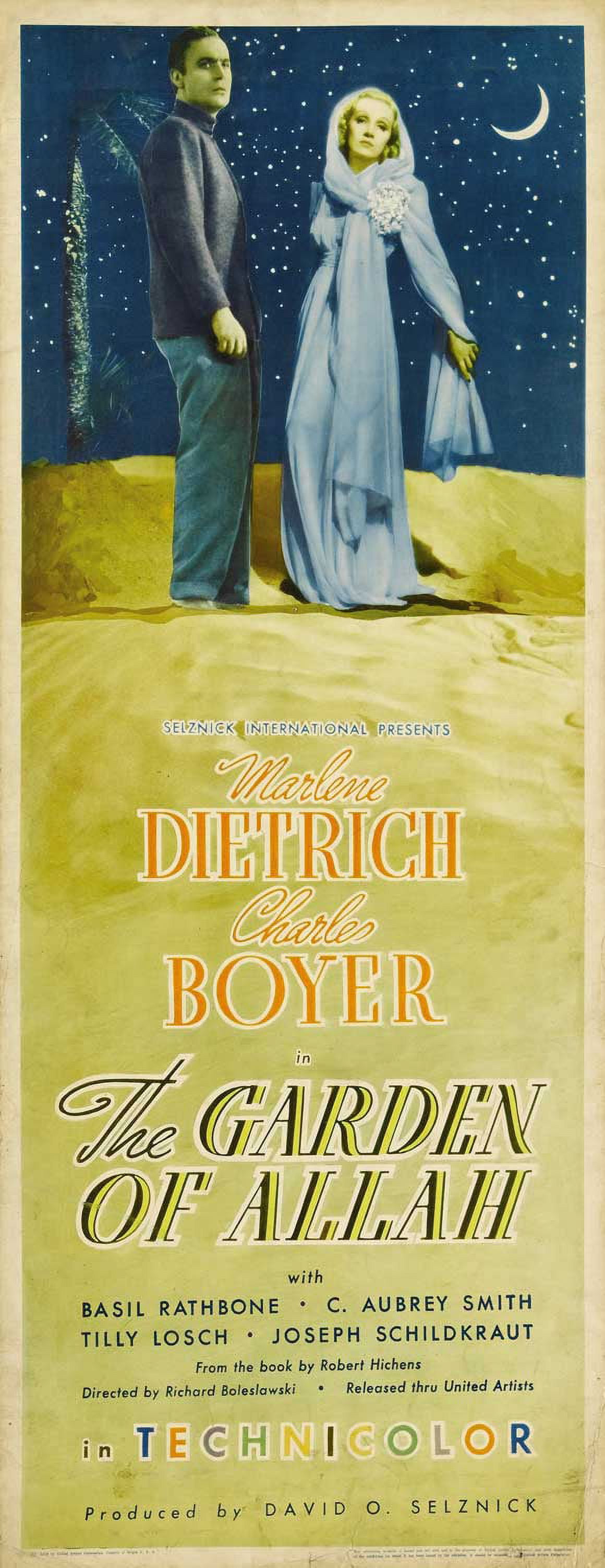 The Garden of Allah - movie POSTER (Insert Style A) (14" x 36") (1936 ...
