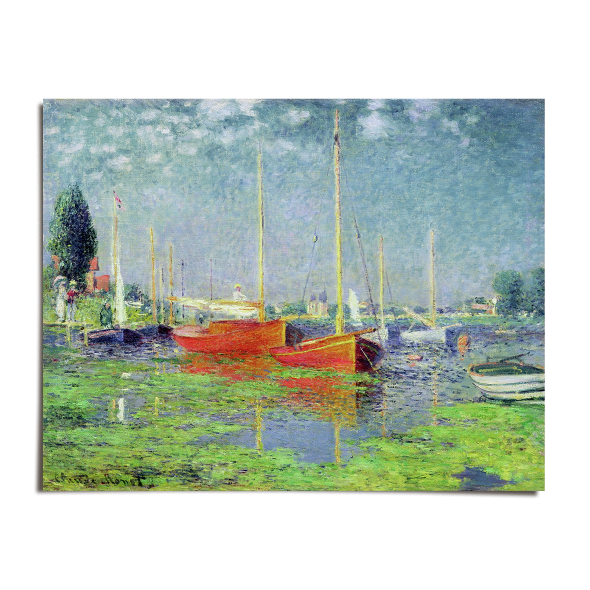 The Gare St. Lazare, 1877 - Claude Monet - 8x10 - Wall Art Print ...
