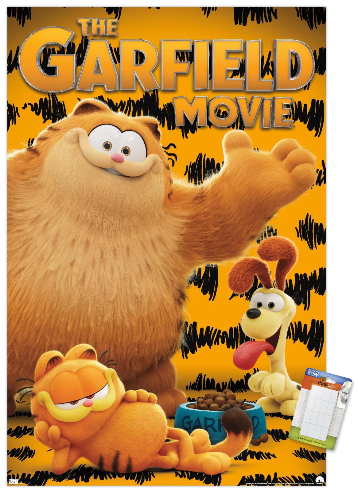The Garfield Movie - Group Wall Poster, 22.375" x 34" - Walmart.com