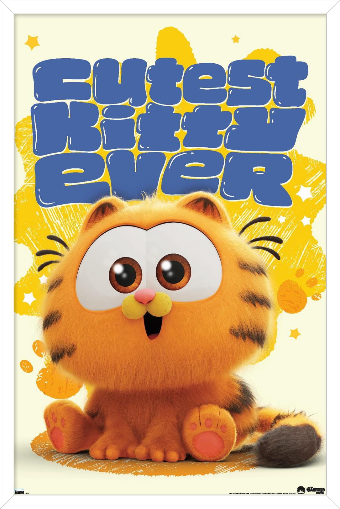 The Garfield Movie - Kitten Wall Poster, 22.375" x 34" Framed - Walmart.com