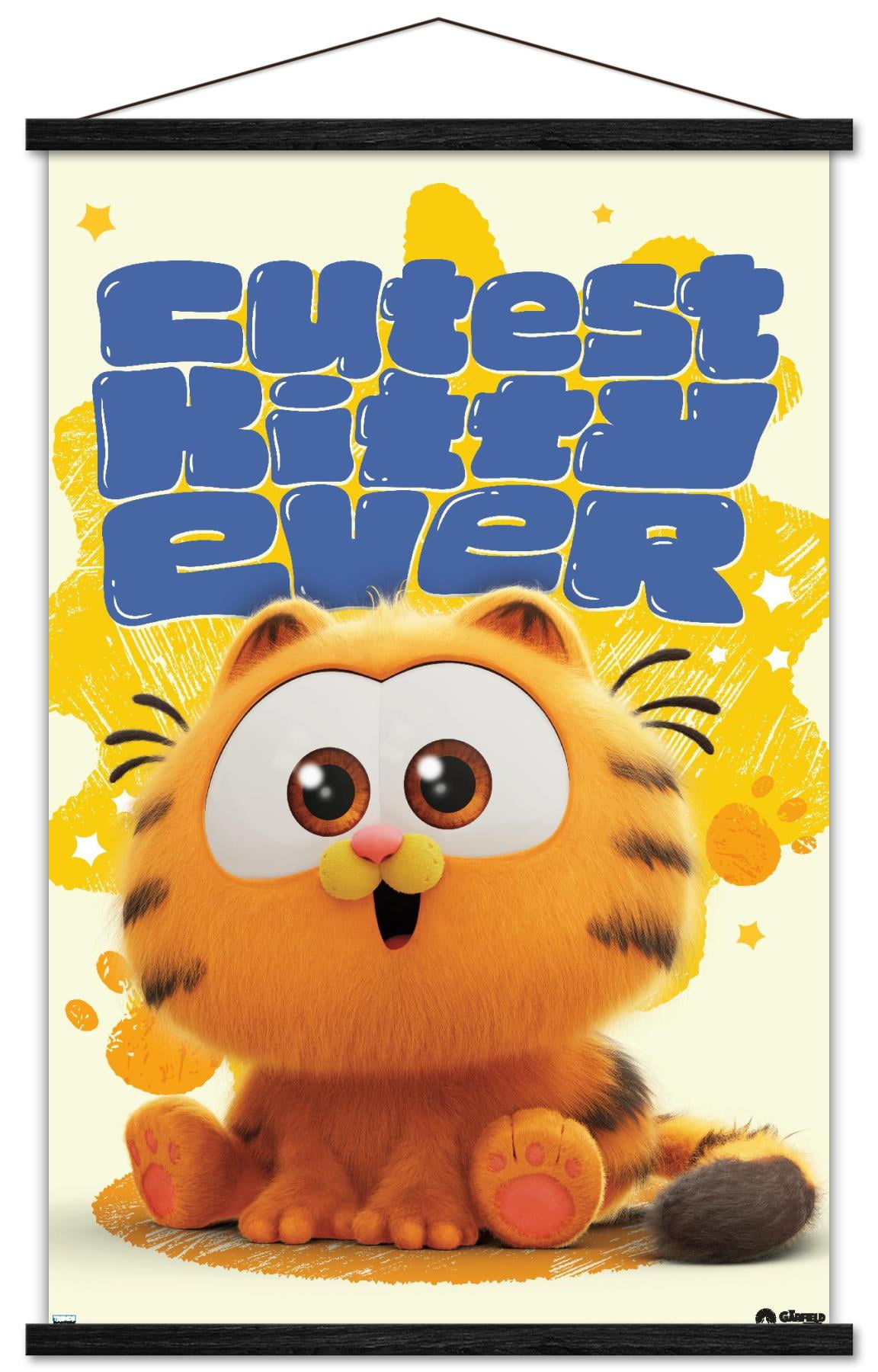 The Garfield Movie - Kitten Wall Poster with Magnetic Frame, 22.375" x ...