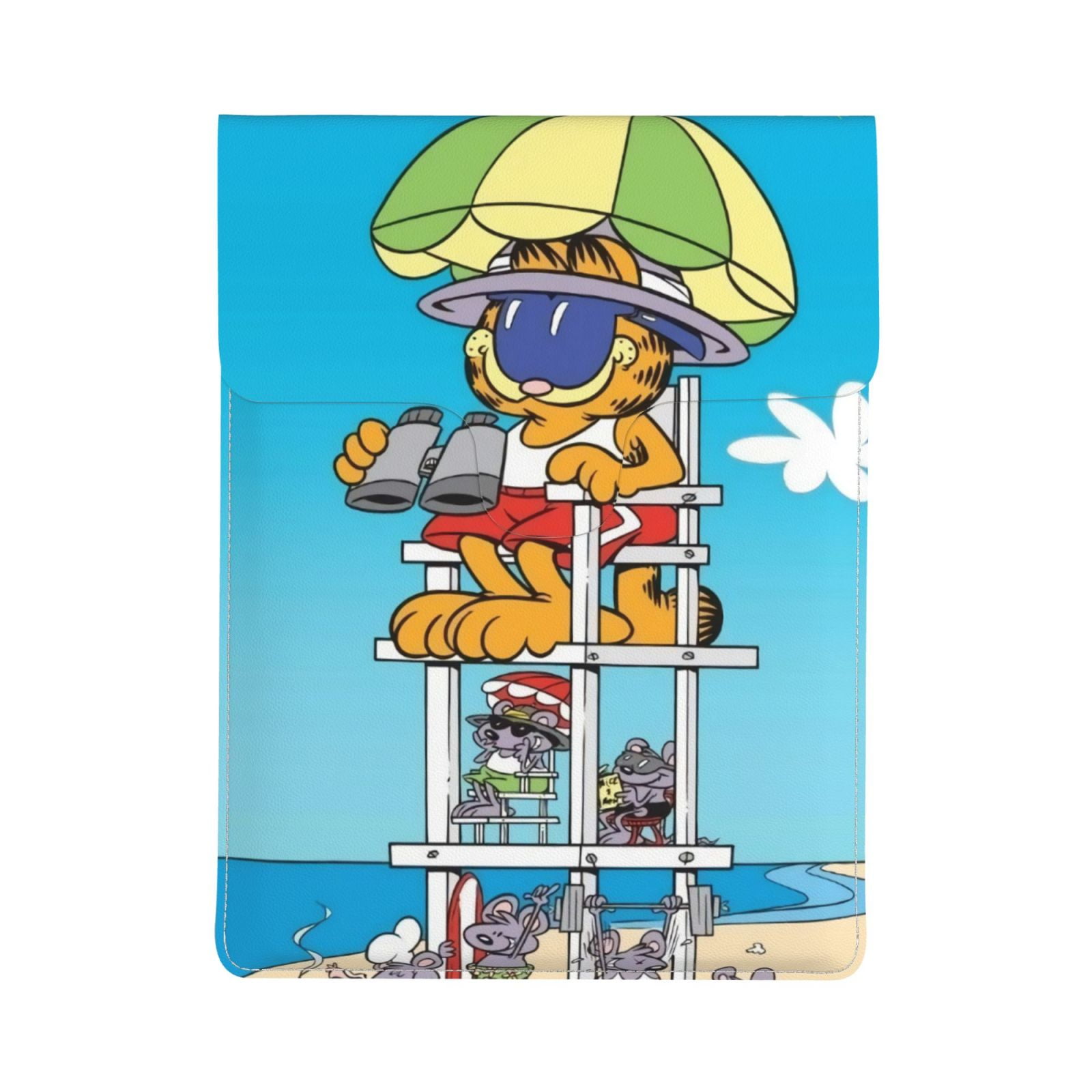 The Garfield Movie Leather Laptop Sleeve Computer Case Notebook Cover ...