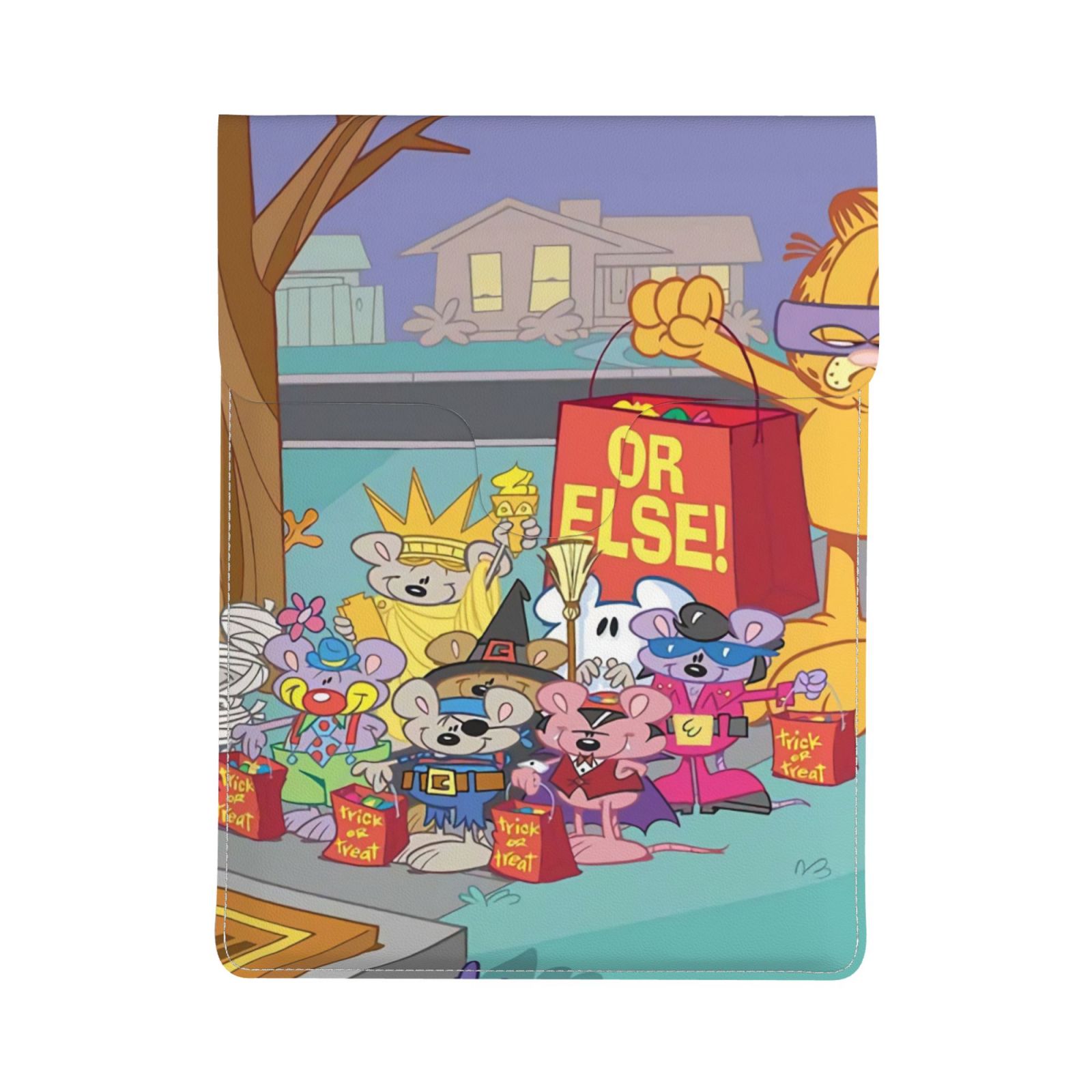 The Garfield Movie Leather Laptop Sleeve Computer Case Notebook Cover ...