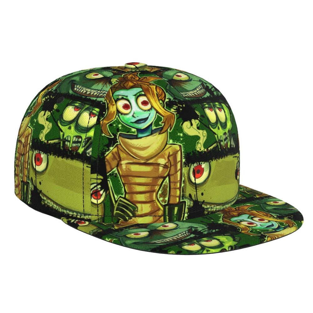 The Gaslight District Adjustable Flat Brim Baseball Cap Snapback Hat ...